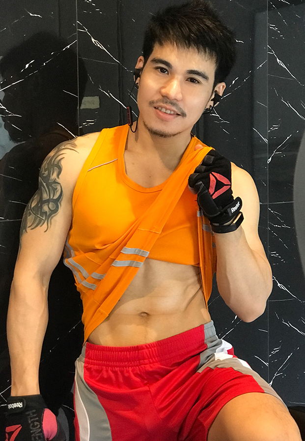 พงษ์ นวดประกอบเพลง หล่อล่ำ Handsome กล้ามโต ดาวเด่น Twitter