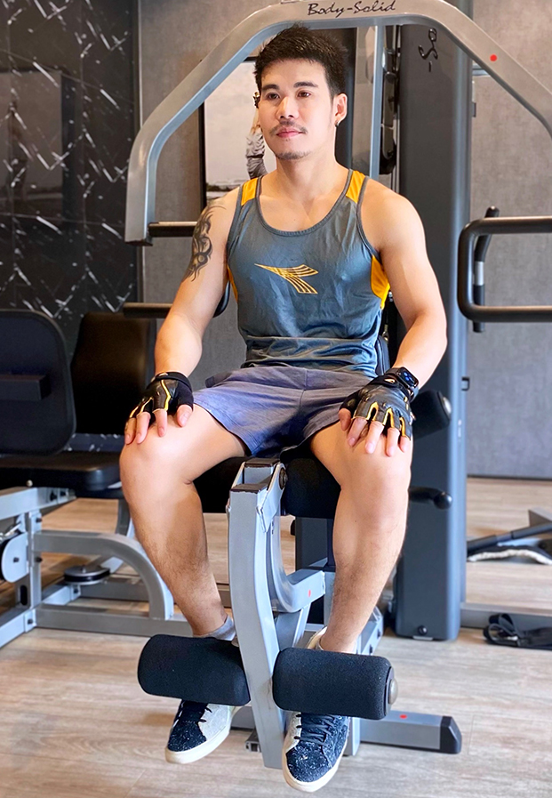 พงษ์ นวดประกอบเพลง หล่อล่ำ Handsome กล้ามโต ดาวเด่น Twitter